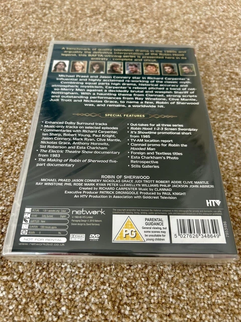 ROBIN OF SHERWOOD : The Complete Series 1-3, 8 Disc DVD Boxset Michael ...