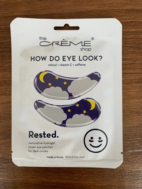 NEW CRÈME SHOP How Do Eye Look? Under Eye Patches w/retinol and Vitamin ...