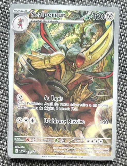CARTE POKÉMON : Scalpereur 130 - SVP Écarlate & Violet Promo - NEUF - FR EUR 3,50 - PicClick FR