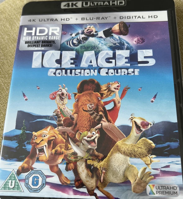 ICE AGE 5 : COLLISION COURSE (4K UHD BLURAY) - BRAND NEW & SEALED Free ...
