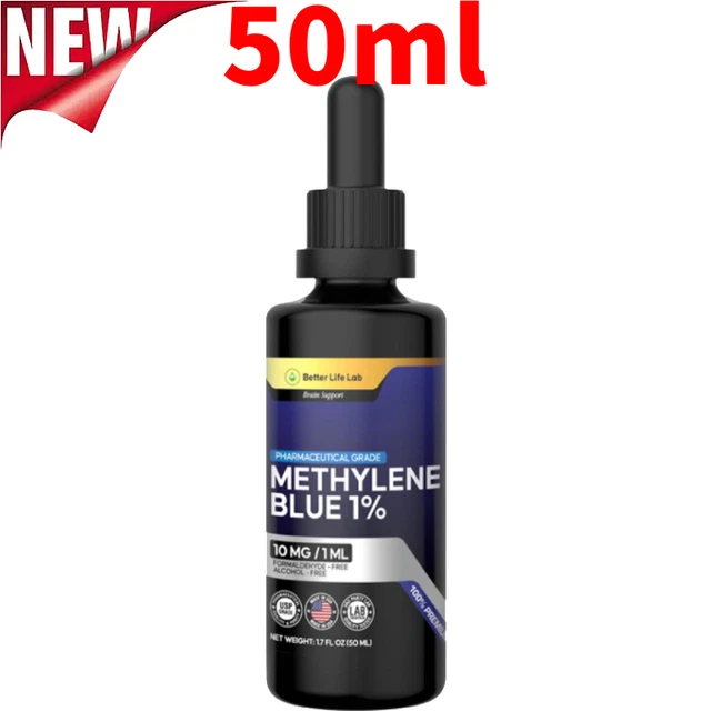 METHYLENE BLUE DROPS-PHARMACEUTICAL Grade Dietary Supplement 10MG/1ML ...