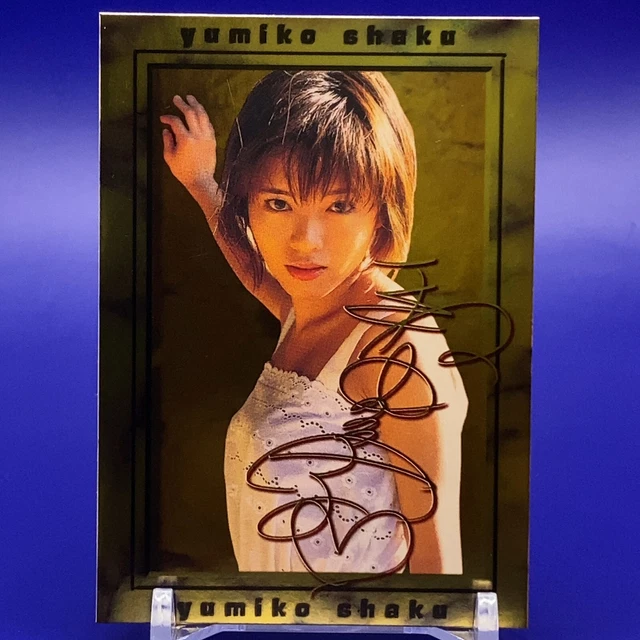 YUMIKO SHAKU JAPANESE Gravure Idol Trading Card No.14 Made In Japan F/S ...