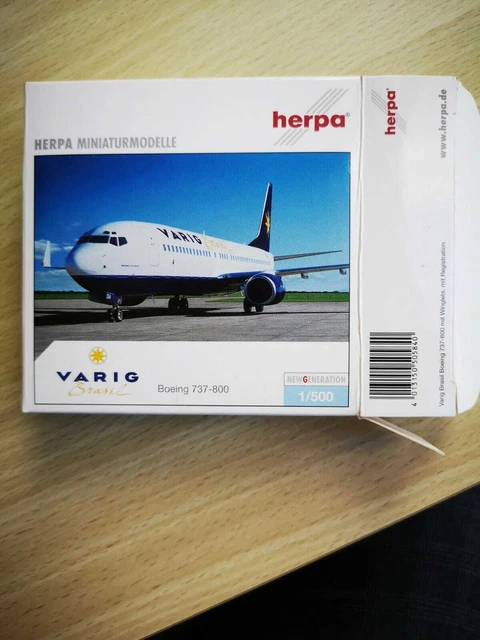 BOEING 737-800 VARIG Brazil 1:500 SCALE HERPA WINGS Bitish air france lufthansa £36.14 - PicClick UK