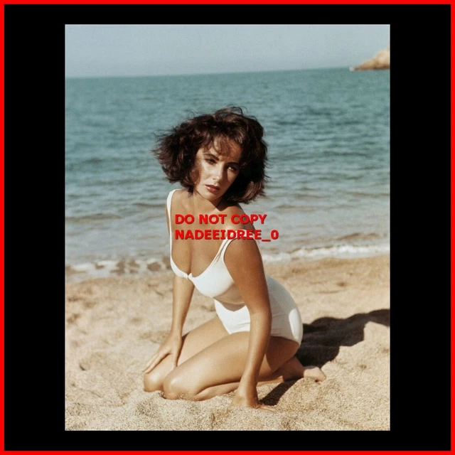Elizabeth Taylor Legendary British American Actress Sexy Hot Pin Up 8x10 Photo £8 32 Picclick Uk