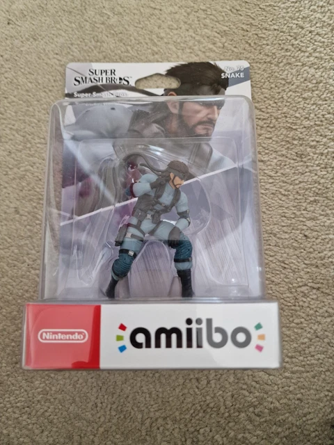 NEW MINT METAL Gear Solid SNAKE Nintendo Switch amiibo APR MGS £19.99 ...