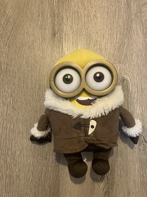RARE DESPICABLE ME Minions Explorer Eskimo BOB Soft Toy Plush Teddy 💛🤎🤍 ...