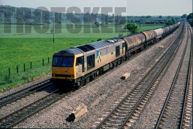 35MM SLIDE BR British Rail Diesel Loco Class 60 60082 Pangbourne 1992 ...
