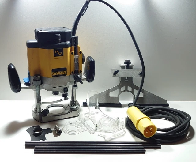 DEWALT ROUTER, DW625E- Lx 1/2", Variable Speed Router, 1850W 115 V £199 ...