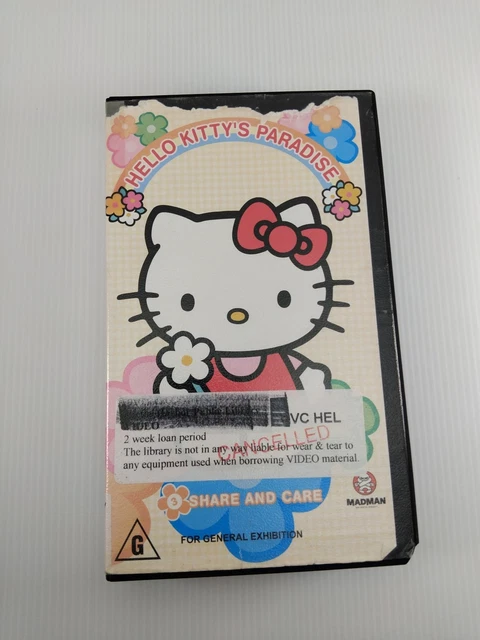 HELLO KITTY'S PARADISE VHS G Rated Madman Ex-rental $24.00 - PicClick AU