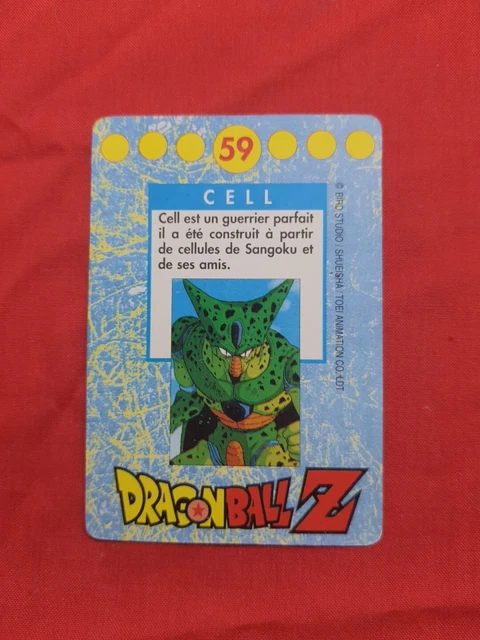 CARTE DRAGON BALL Z Dbz Shueisha Cards /A1/ N° 59 Cell EUR 0,59 ...