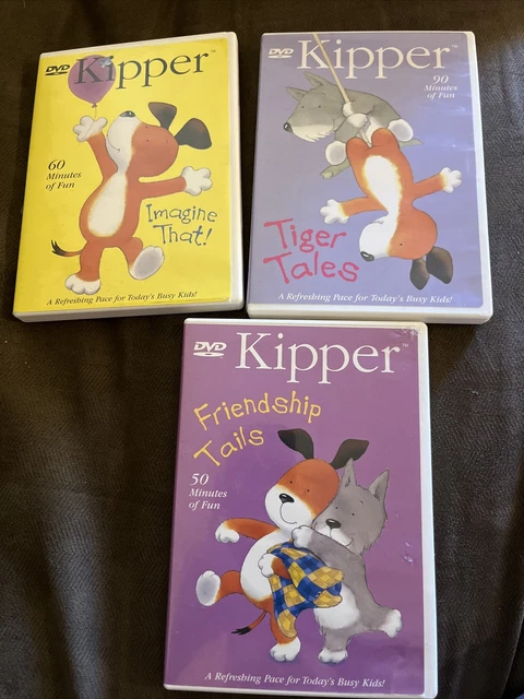 3 LOT KIPPER DVDs Imagine That Tiger Tales Friendship Tails - Tested ...