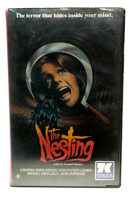 THE NESTING VHS PAL Very Rare EX-RENTAL Big Box TESTED 1981 Seven Keys ...