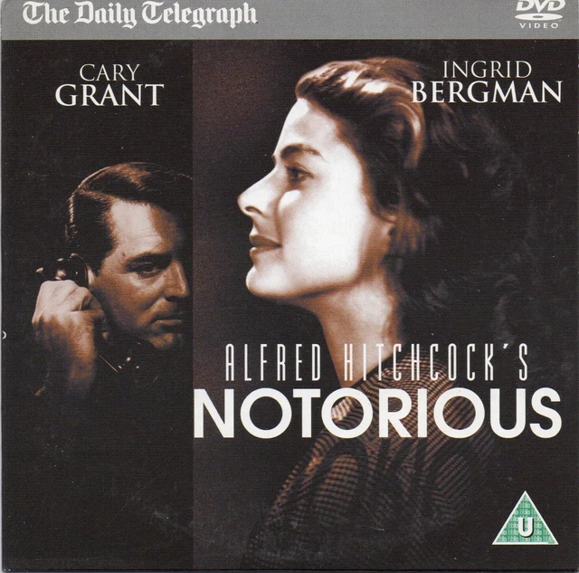 ALFRED HITCHCOCK : NOTORIOUS - Cary Grant*Ingrid Bergman*Claude Rains ...