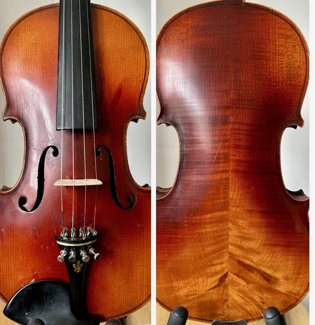 SPECIAL & BEAUTIFUL Old Stradivarius German Violin 4/4 With Case & Bow ...
