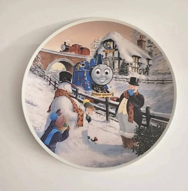 THOMAS THE TANK Engine and Friends Christmas Collectors Plate Wedgewood ...
