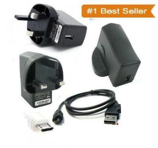 UK MAINS MICRO Usb Wall Plug Mobile Phone Charger For Samsung Galaxy S6 ...