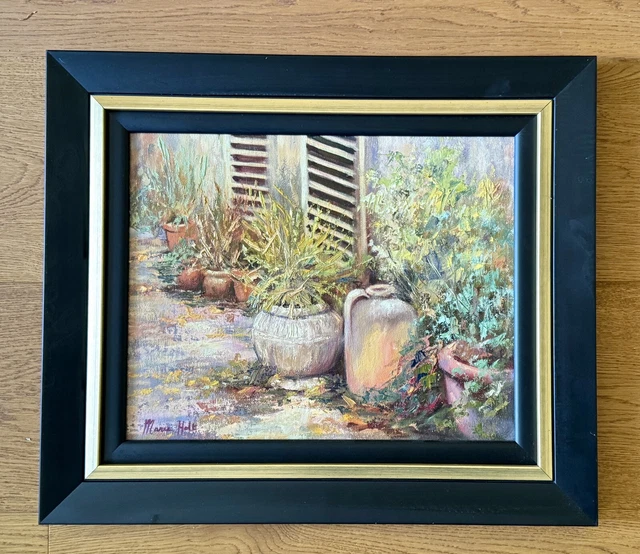 FRAMED AUSTRALIAN LISTED Artist MAREE HOLT Original Framed Oil Painting ...