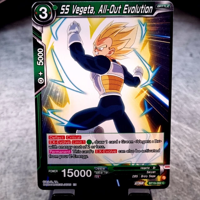SS VEGETA, ALL-OUT Evolution BT19-082 C - Fighter's Ambition DBS $1.00 - PicClick AU