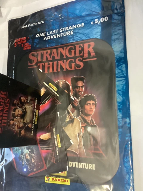 STARTER PACK STRANGER Things 2025/26 Album +44 Packs New Sealed Panini ...