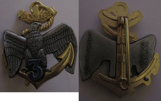 INSIGNE 3° RÉGIMENT d’Infanterie de Marine, BAZEILLES, ATLAS EUR 6,00 - PicClick FR