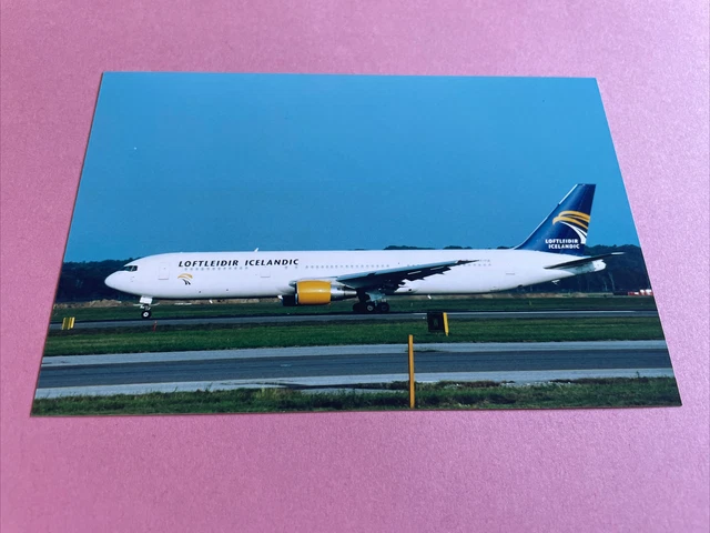 LOFTLEIDIR ICELANDIC BOEING 767-300 TF-FIA colour photograph £0.99 ...
