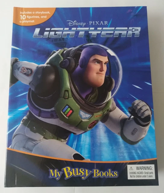 DISNEY PIXAR LIGHTYEAR, My Busy Books, 10 Figurines + PlayMat. New Buzz ...