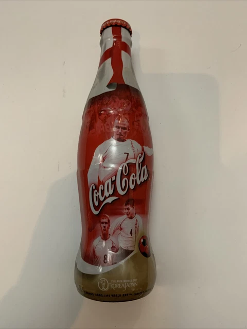 COCA-COLA LIMITED EDITION Bottle 01 David Beckham 2002 Fifa World Cup ...