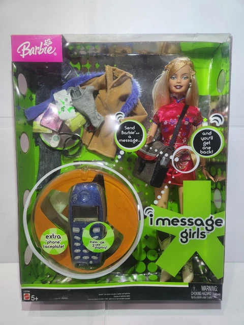 MATTEL BARBIE &I Message Girls" Mobile Phone, 2 Outfits - *Rare* 2004 ...