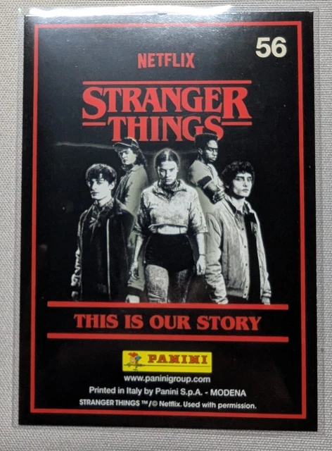 2025 PANINI STRANGER Things This Is Our Story Suzie, Do You Copy Dustin ...