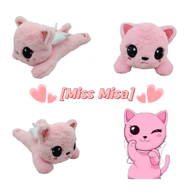 MISS MISA PLUSHY Cute Pink Anime Cat Plush Toy 36cm/14.17in £14.12 ...