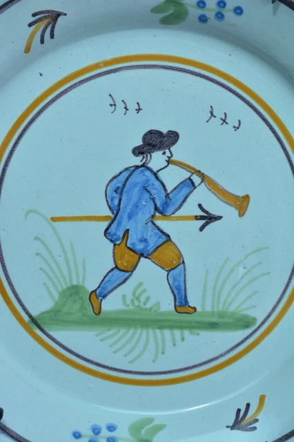 ANCIENNE ASSIETTE EN faïence de Nevers collection N°1 18 ème EUR 79,00 ...