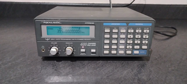 REALISTIC 400 CHANNEL Memory Pro 2006 Scanner Hyperscan Radio. Not ...