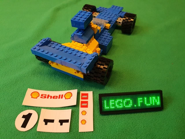 LEGO® 392 FORMULE 1-1975 + OBA/Formulaire 1 Voiture + Instr. (390 391 ...