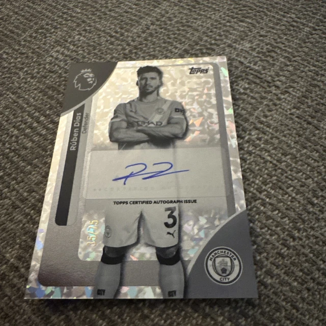 TOPPS 2026 PREMIER League Football Trading Cards Ruben Diaz Signed ...