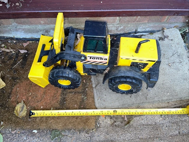 VINTAGE TONKA 975 Front End Loader Wheel Loader large £15.06 - PicClick UK