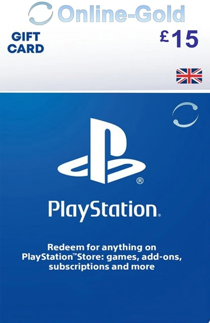 15 pound playstation voucher online