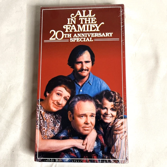ALL IN THE Family VHS 20th Anniversary Special Comedy Drama Sealed 1991 ...