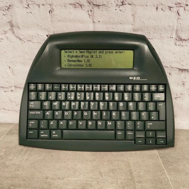 ALPHASMART NEO PORTABLE Word Processor Keyboard - Writer's Tool £99.99 ...