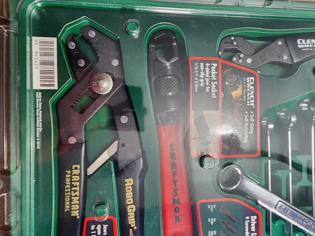 CRAFTSMAN USA NOS Rare 29 Piece Tool Set - 43429 - Original Packaging ...