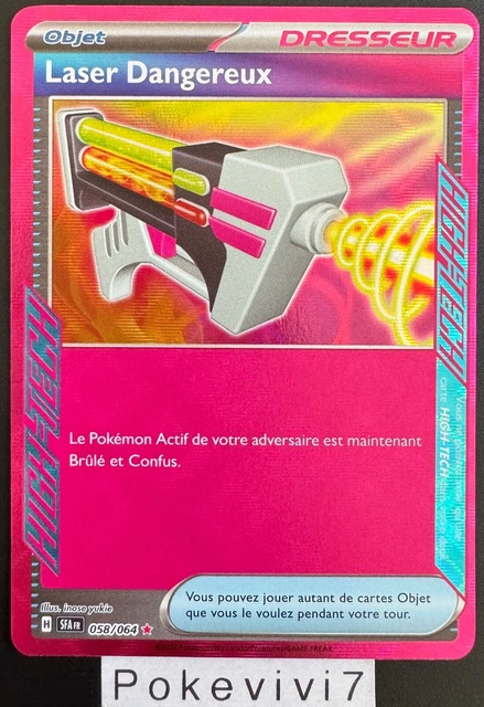 CARTE POKEMON LASER DANGEREUX 058/064 HIGH-TECH ACE Rare EV6.5 SFA FR NEUF EUR 5,90 - PicClick FR