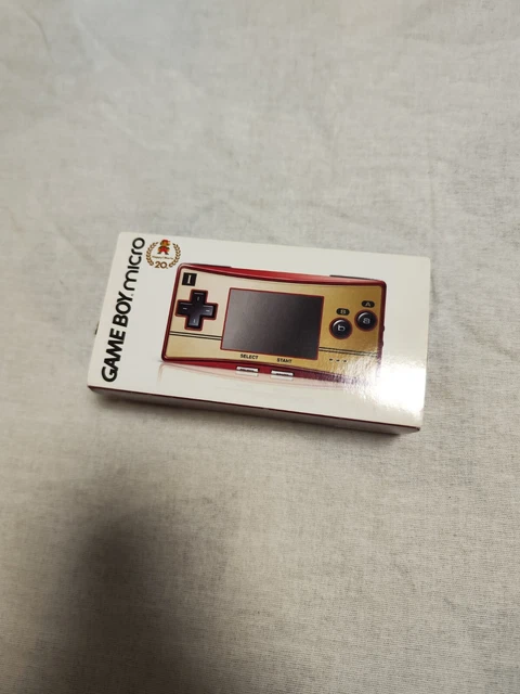 CONSOLE NINTENDO GAME Boy Micro - Famicom 20th Anniversary EUR 31,47 ...