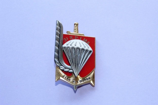 REGIMENTAL INSIGNIA &&3RD RPIMa"" PARATROOPER INF. MARINE, A-BERTRAND ...