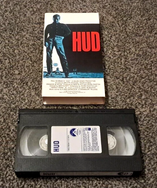 HUD PAUL NEWMAN Melvyn Douglas Patricia Neal Brandon De Wilde Ntsc Vhs ...