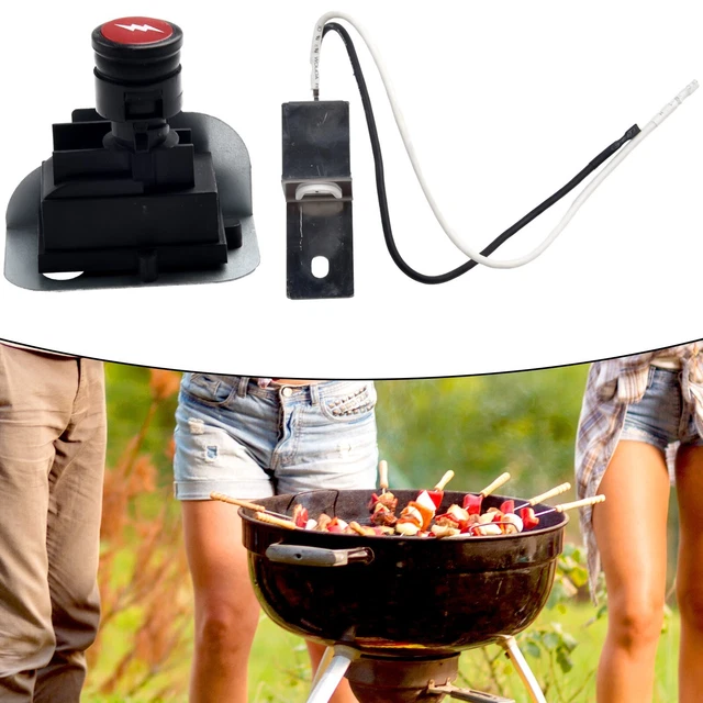 KIT ACCENSIONE 64868 accensione pulsante a pressione per Weber Igniters ...
