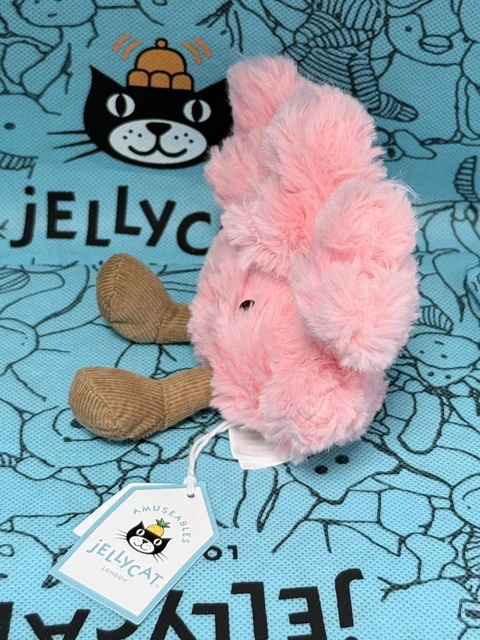 JELLYCAT AMUSEABLES CORAL Plush doll 14CM with tags+dust bag brand new ...