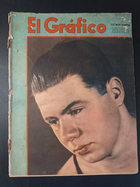 RIVISTA EL GRAFICO numero 1127 anno 1941 - JOSE MARIA DURA ONA EUR 29,00 - PicClick IT