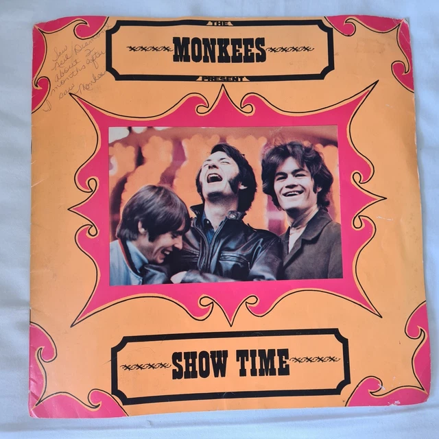 ORIGINAL 1969 THE MONKEES "SHOW TIME" Concert TOUR PROGRAMME Complete ...