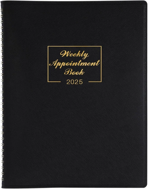 APPOINTMENT DIARY 2025 - Diary 2025, A4 Week to View Hourly Planner, 15 ...