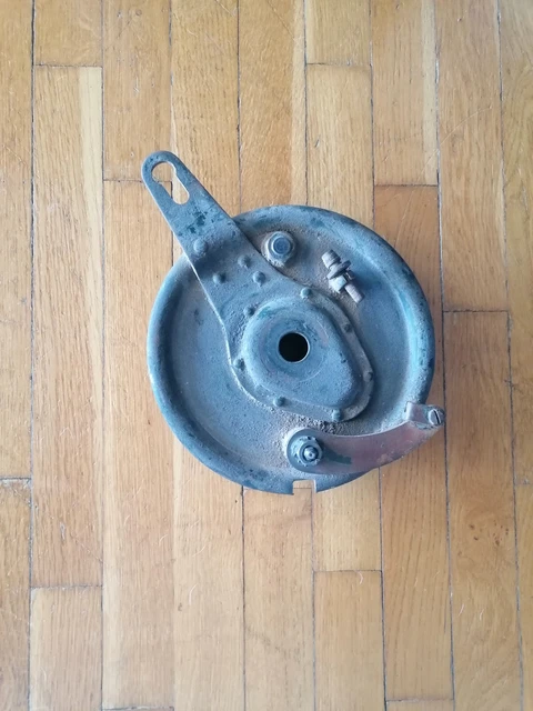 BSA M20 WM20 plaque de frein avant complète avec chaussures de frein ...