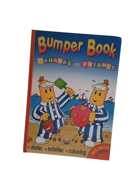 BANANAS IN PYJAMAS Bumper Book Stories Activity Colouring Book Vintage ...